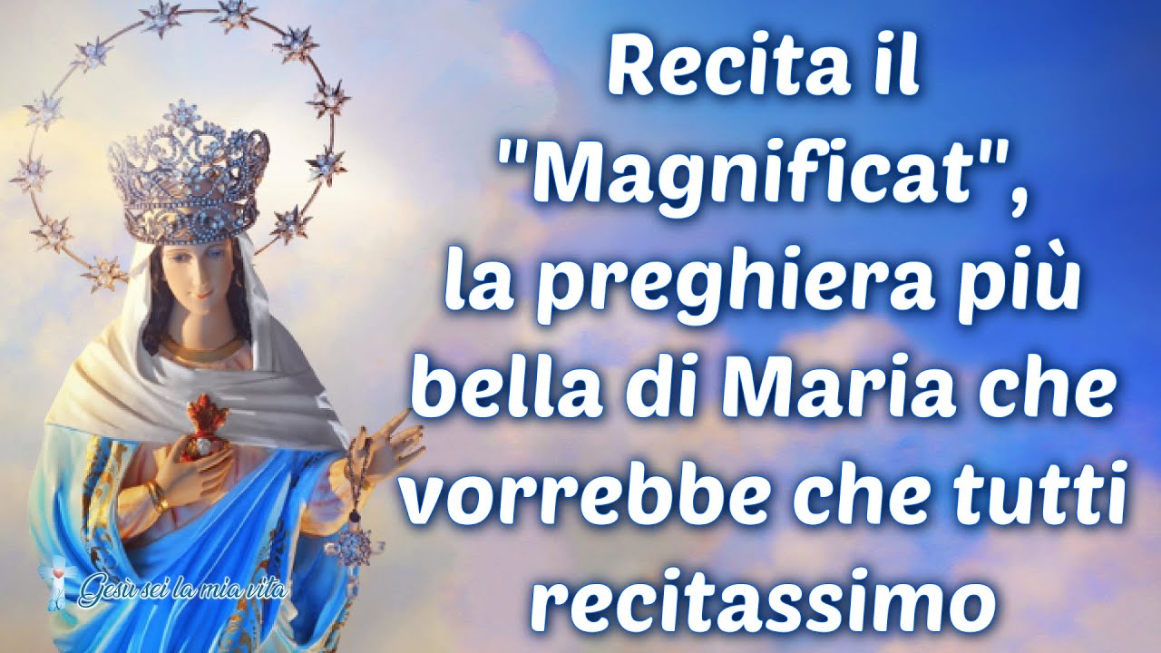 Preghiera magnificat commento - Parrocchia San Giuseppe Manfredonia
